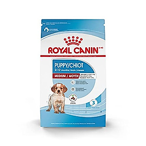 Royal Canin Medium Puppy Dry Dog Food, 17 lb bag