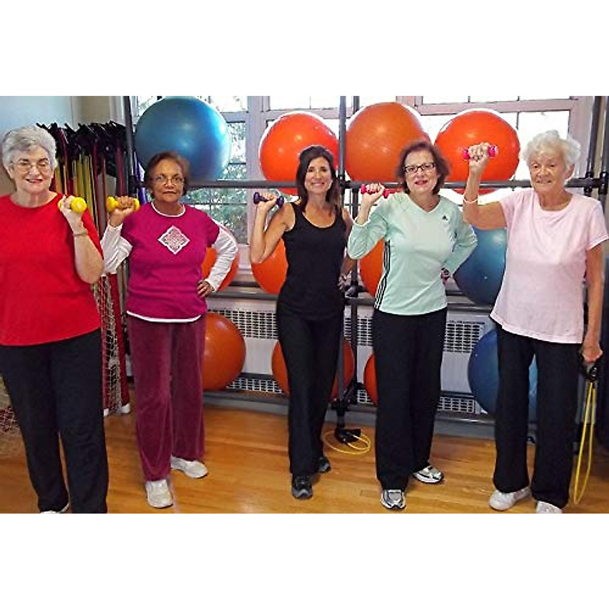 Osteoporosis Workouts with an Exercise Ball , Safe & Easy Stretching Workouts for Seniors, Created by two time award winning trainer of the year recipient Carol Michaels MBA
