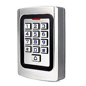 Retekess T-AC04 Garage Keyless Entry Pad,Access Control Keypad,Door Keypad,Wiegand 26 PIN Code RFID Keypad,IP68 Waterproof,2000 Users