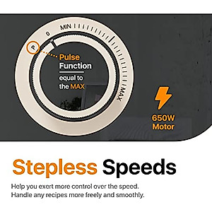 THRITOP Stand Mixer, 650W Stepless-Speed Open-Top Kitchen Electric Mixer with In-built Timer, 5QT Stainless Steel Mixing Bowl, Dual Dough Hook & Twin Whisk, Cream