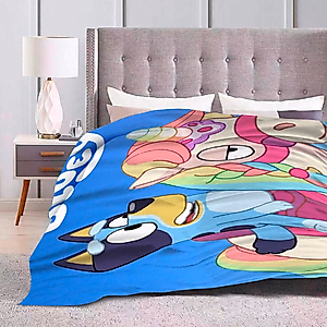 Unicorn Cozy Kids Flannel Blanket - Ultra Soft, Warm & Durable 50x40in Throw Blanket with Fun Cartoon Design for Toddlers - Perfect for Bed, Couch, or Living Room - Ideal for Naptime Room Decor