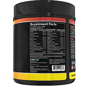 Gorilla Mode Pre Workout - Massive Pumps · Laser Focus · Energy · Power - L-Citrulline, Creatine, GlycerPump™, L-Tyrosine, Agmatine, Kanna, N-Phenethyl Dimethylamine Citrate - 608 Grams (Lemon Lime)