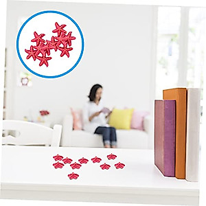 Garneck 10pcs Aquarium Pet Ornament Fish Tank Ornament Bonsai Ocean Animal Wedding Table Decor Mini Sea Stars Crafts Dining Table Decor Miniature Sea Stars Decoration Resin Statuette Beach