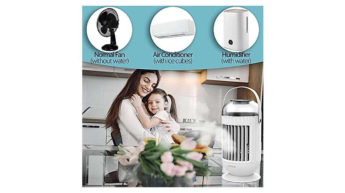 Portable Air Conditioner Fan BREEZEN - Personal Cooling & Humidifier