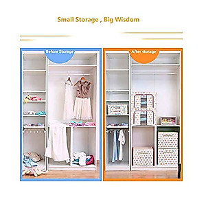 66L Foldable Storage Box, Large Capacity Cothing Storage Box with Steel Frame Support, Quilt Storage Bag, Stackable Container Clothing Storage Box with Transparent Window and Carry Handles