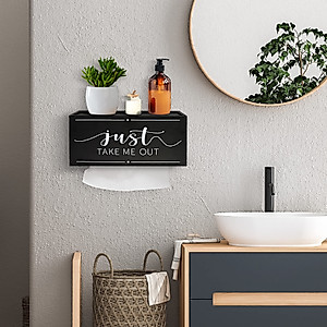 Solid Wood Paper Towel Dispenser Wall Mounted,Folded Paper Towel Holder with Lid Countertop,Commercial C-Fold, Z-Fold, Trifold Hand Folded Paper Towel Holder Dispenser for Bathroom,Kitchen,Office