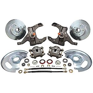 1963-1970 Compatible with Chevy 1/2 Ton Pickup Drop Spindle Disc Brake Kit