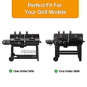 Hisencn Grill Warming Rack for Char Griller 5050 3001 5650 5072 3008 Stainless Steel Warming Rack Replacement for Gas & Charcoal Grill Char-Griller 5050 5650