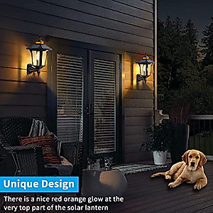 Aqonsie Solar Shed Light Outdoor with 3 Lighting Modes & Motion Sensor, Elegant Solar Barn Lights Outdoor Waterproof Solar Wall Sconce Lights, Solar Lanterns for Barn Shed Yard Garage Chicken Coop