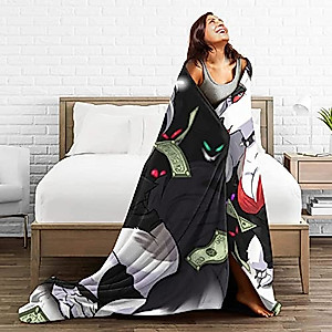 Woodyotime Loo&na Hell&uva Bo-ss Throw Blanket,Flannel Fleece Blankets for Bed Couch Sofa, All Season Warm Cozy Fuzzy Plush Microfiber Blanket 60"X50"