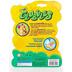Crayola Globbles Fidget Toy (6ct), Sticky Fidget Balls, Squish Gift for Kids, Sensory Toys, Ages 4, 5, 6, 7, 8