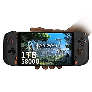 XAMMUE OneXPlayer Mini [AMD R7-5800U- 1TB M.2 SSD] 7 Inches Handheld PC Video Game Console One X Player Portable Win 11 OS Laptop 1920x1200 Mini Pocket Tablet PC 16GB RAM
