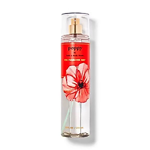 Bath & Body Works Poppy Fine Fragrance Body Mist Spray 8 Ounce (Poppy), 8 Fl Oz (Pack of 1)