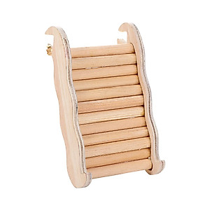 Leadigol Hamster Climbing Toy Wooden Ladder Bridge Squirrel Guinea Pigs Small Animals Ramp Bridge, Long Climbing Wooden Ladder for Hamsters Mice Mouse Gerbils Sugar Glider Rat and Other Small Animals
