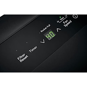 Frigidaire FFAD2233W1 Dehumidifier, Low Humidity 22 Pint Capacity with a Easy-to-Clean Washable Filter and Custom Humidity Control for maximized comfort, in White