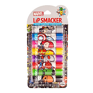 Lip Smacker Disney Frozen II 10 Piece Flavored Lip Balm Party Pack, Clear Matte, For Kids, Men, Women, Dry Lips