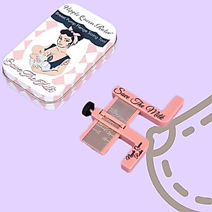 Nipple Queen Ruler - Nipple Measuring Tool, Breast Pump Flange Sizing. Nipple Ruler, Flat Nipples, Inverted Nipples, Elastic Nipples