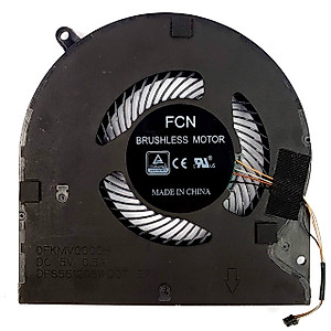 CPU & GPU Cooling Fan Replacement for Razer Blade 15 Advanced (2018-2021) 15.6" RZ09 RZ09-02385E92 RZ09-02386E91 RZ09-0288 RZ09-0301 RZ09-0330 DFS2001053E0T DFS551205WQ0T