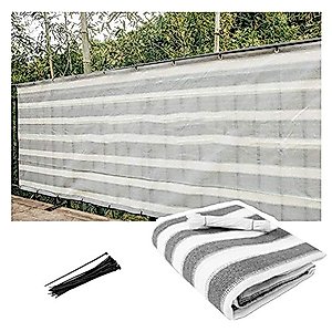 LIANGJUN Shading Sunshade Net, Privacy Fence Screen Mesh Sun Protection Backyard Rails Balcony Outdoor 168GSM, Customized (Color : A, Size : 0.9mX5m)