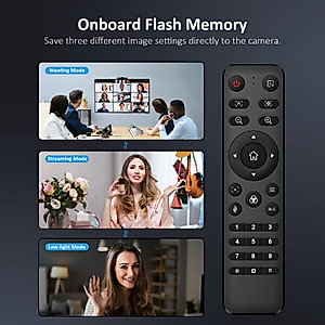 NexiGo Iris Kits, 4K AI Webcam with 1/1.8" Sony_Sensor, Onboard Flash Memory, HDR, PiP, DSLR-Style Control, Flexible Camera Tripod Stand, Auto Framing/Tracking, for Zoom/Teams/OBS and More