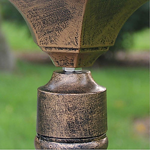 XIAOXY Solar LED Lawn Light Outdoor Garden Light Solar Street Light Home Villa Lights Garden View Lights European Waterproof Outdoor Column Headlight Rural Outdoor Wall Door Pillar Lamp