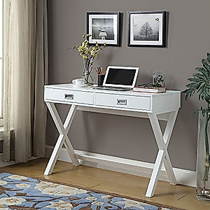 Convenience Concepts Designs2Go Landon Desk, White
