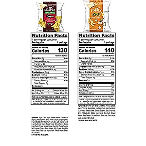 Simply, Doritos & Cheetos Mix Variety Pack, 0.875 Ounce (Pack of 36)