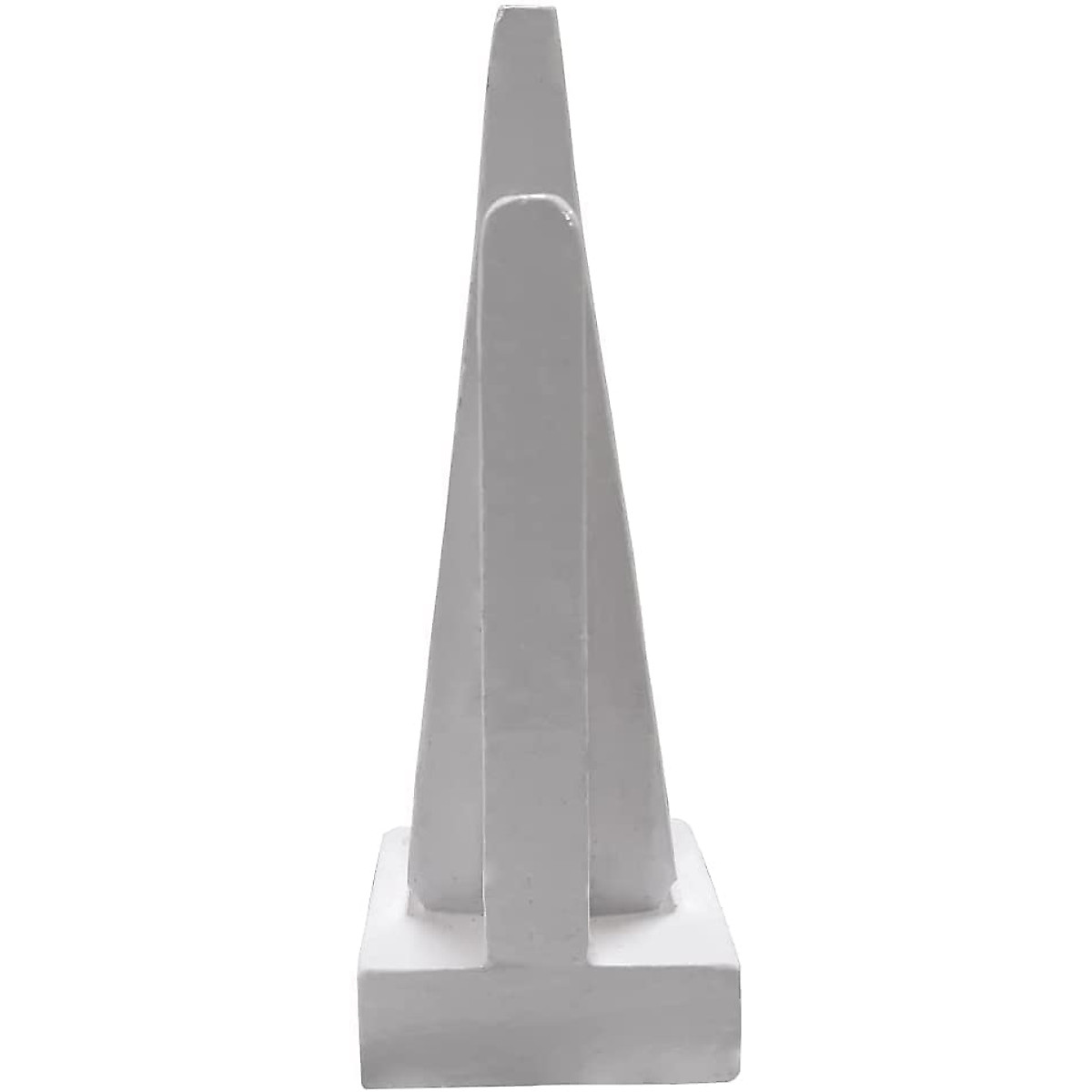 Wooden Spectacle Holder, Eyeglasses Holder, Classic Nose Shape Eyewear Retainer - Sunglasses Holder Display, Spectacle Stand- Optical Glass Accessories -White Color - 6 Inch