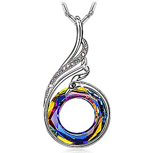 Kate Lynn Jewelry for Women Phoenix Necklaces for Women, Birthday Gifts for Women Wife Mom Grandma Girlfreind，Crystal Pendant Necklace for Her