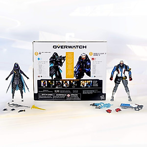 Hasbro Toys Overwatch Ultimates Series Soldier: 76 & Shrike (Ana) Skin Dual Pack 6" Collectible Action Figures