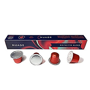 Nuage Coffee Espresso Capsules Original Line, 50 Pods Variety Pack, Aluminum Coffee Capsules Compatible with Nespresso OriginalLine Machines NOT VERTUO COMPATIBLE