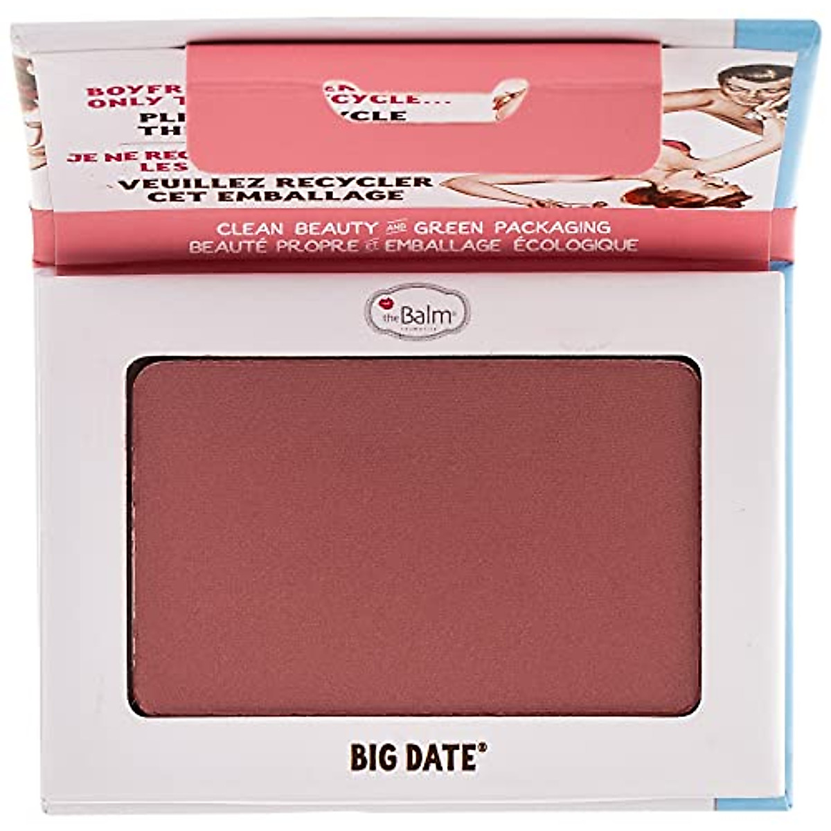 theBalm Clean and Green Powder Blush - Big Date