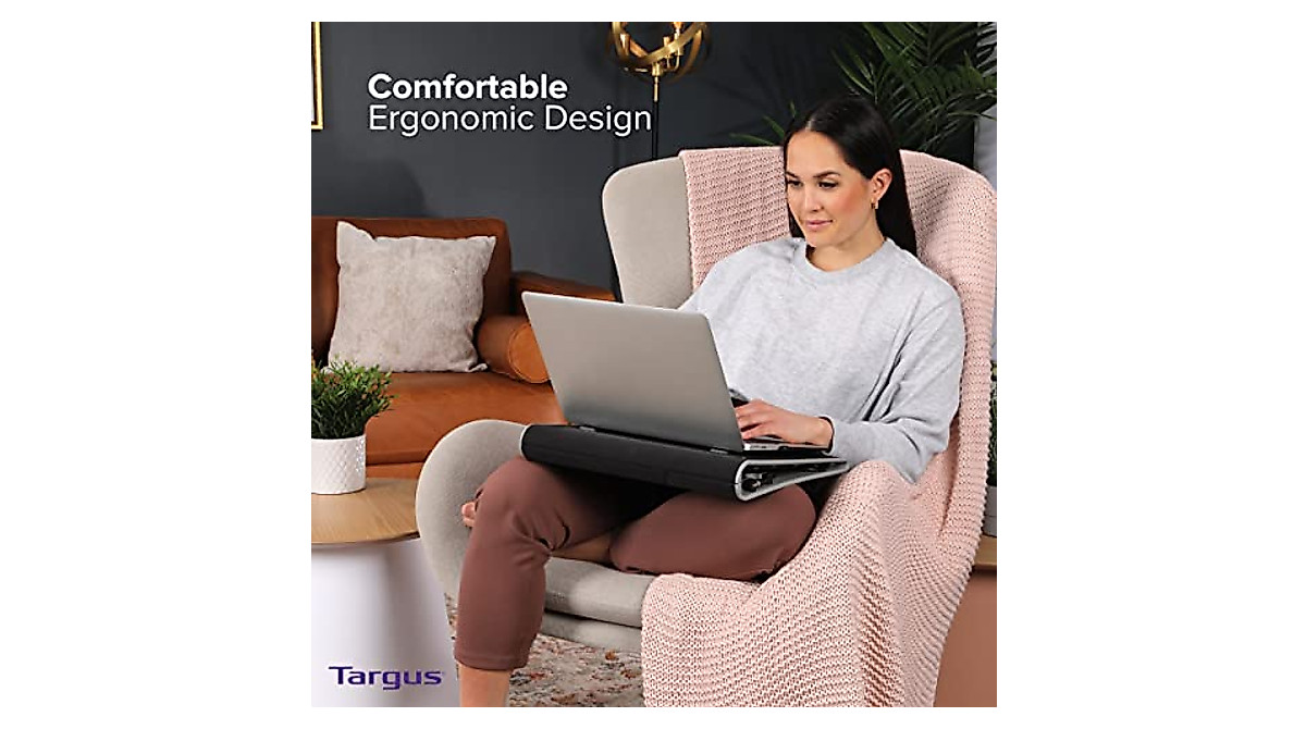 Targus 17-inch Dual Fan Lap Chill Mat - Laptop Cooler & Ergonomic Stand