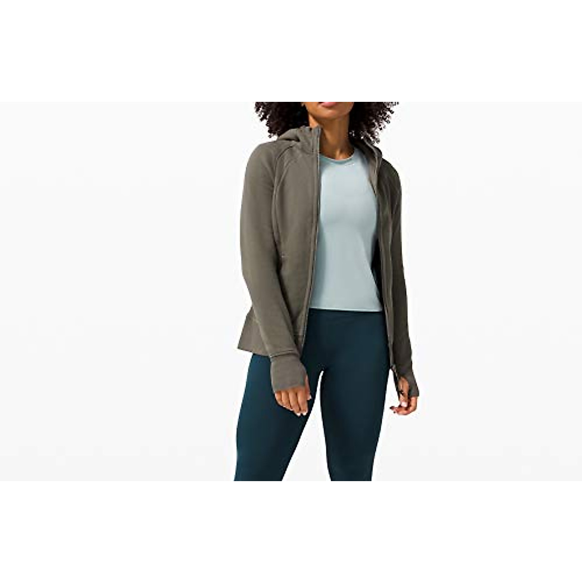 Lululemon Athletica Scuba Hoodie (Army Green, 4)