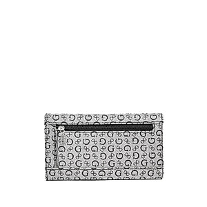 GUESS Factory Sereba Pebbled Logo Slim Wallet