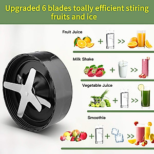 La Reveuse Personal Smoothie Blender 600 Watts with 20 oz BPA-Free Travel Bottle-Dishwasher Safe (1 bottle)