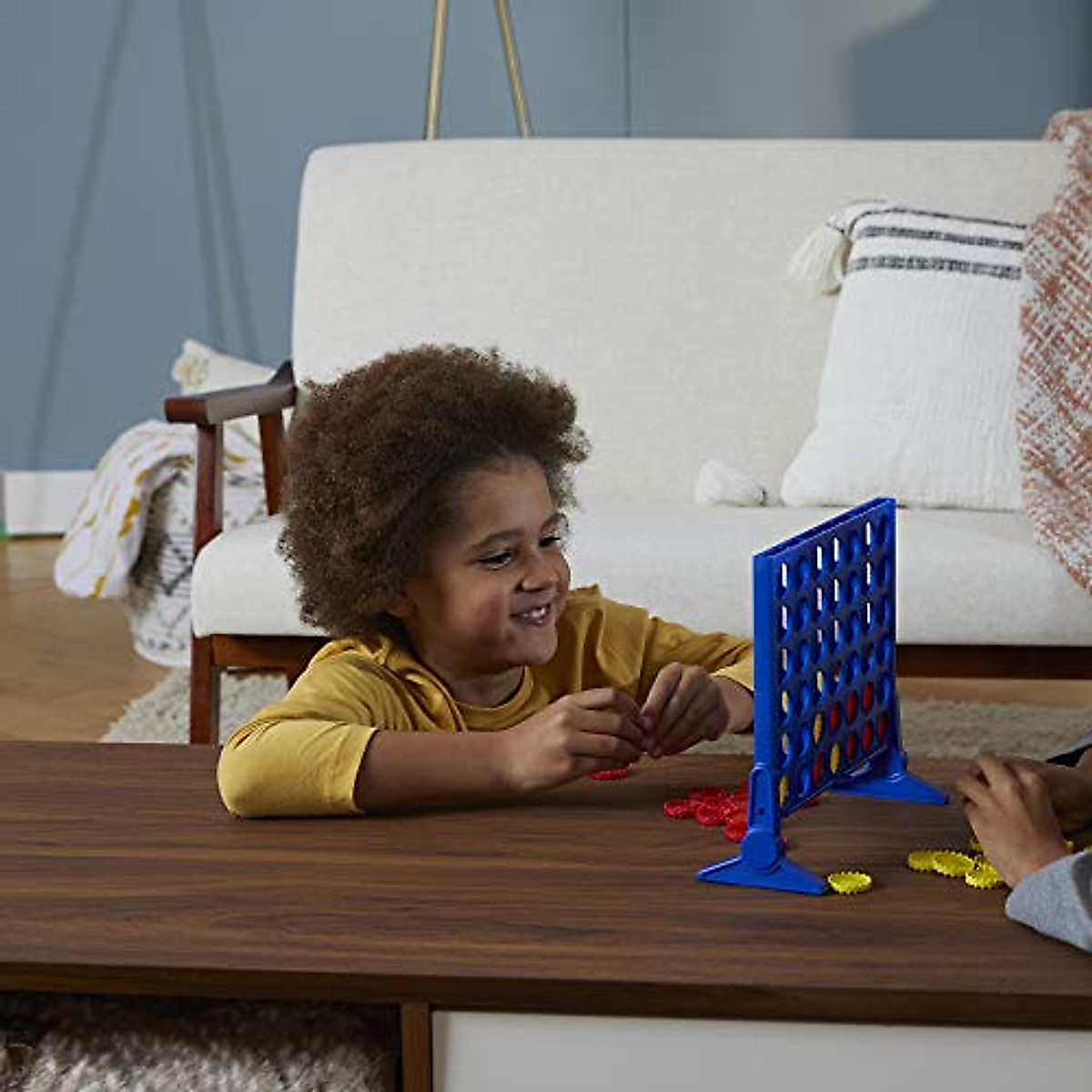 Connect 4 Classic Grid Board Game, 4 in a Row Game, Strategy Board Games for Kids, 2 Player Board Games for Family and Kids, Ages 6 and Up
