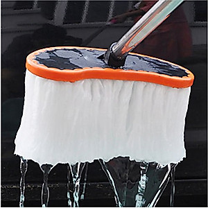 GCARTOUR Car Cleaning Mop Soft Milk Silk Wiping Wet Mop Car Wash Brush Duster Cleaning Tool（No Handle）
