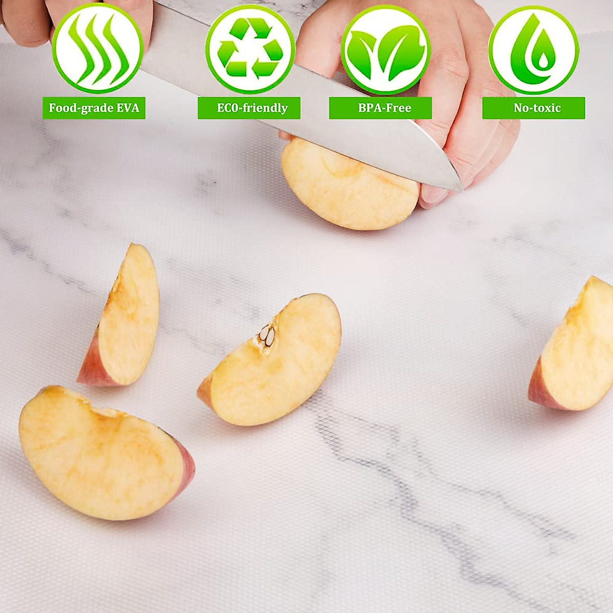 DTTEOME Shelf Liner, Non Adhesive Kitchen Cabinet Liner Drawer Mats, Easy to Cut Durable Non Slip Washable Oil Proof Pad for Fridge, Drawer, Pantry, Table, Shelves (Clear, 17.5 x 59 inch)