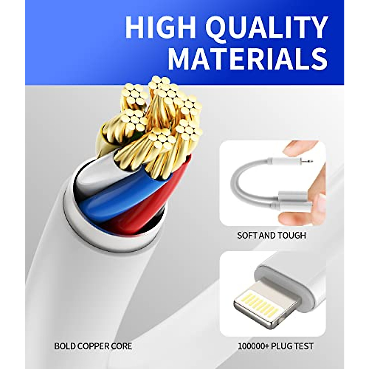 Iphone AUX Adapter for Headphone Jack Cable Dongle 2in1 Lightning to 3.5mm Splitter Charge Cord Apple MFI Certified Music Earphone Charging Converter for 7 8 Plus 11 12 13 Pro Max Audio Adaptador Para