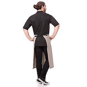 Chef Works Unisex Portland Bistro Apron, Black, One Size