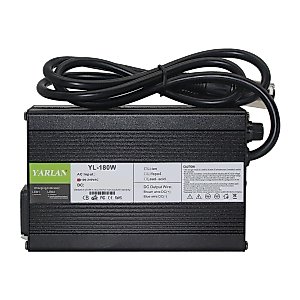 24V Battery Charger Automatic Smart Charger 5A trickle Charger and I/O Switch 3 pin XLR Connector Suitable for Charging AGM Gel Lead-Acid Batteries fo