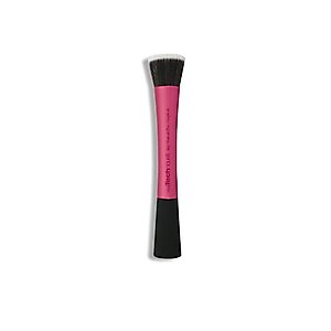 Real Techniques Stippling Brush, Dual-Fiber, Uniquely Shaped and Color Coded, With Synthetic Custom Cut Bristles For an Even and Streak Free Makeup Application