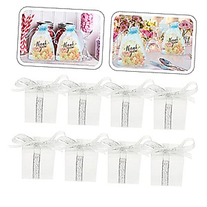 Didiseaon 1 Set candy box plastic to go containers clear cake containers plastic containers macaron candy gift cube cookie pvc portable candy container candy accessory package accessory mini