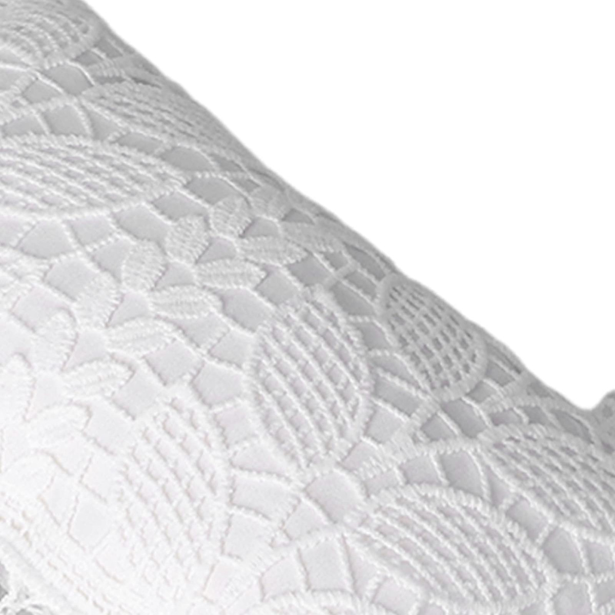 Baby Photography Blanket Pillow Set Newborn Photo Props Set Hollow Lace Round Blanket Pillow(White)