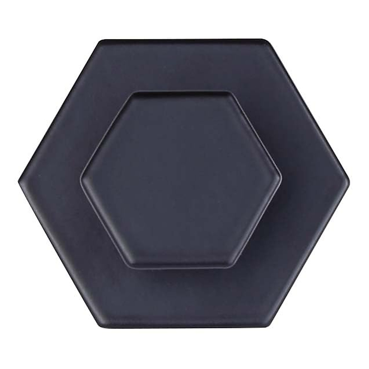 Canarm ATALEE MBK Robe Hook - Elegant Matte Black Aluminum, 2.75" W x 2.375" H, Stylish & Sturdy Wall-Mount Hook for Bathrooms and Bedrooms