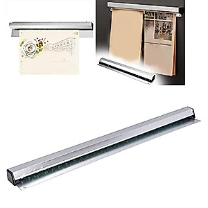 Aluminum Ticket Rack, Wall Mounted Sliding Ticket Rack, Kitchen Restaurant Order Rack for Restaurant, Coffee Shop, Bar (Length 45cm)