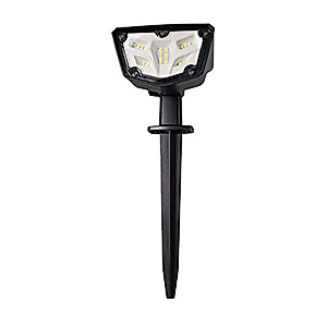 Luma Solar Outdoor Lights 2 Pack | Weatherproof Landscape Lighting with 22 LED Outdoor Lights for Patio, Yard | Garden & Wall Mount | 3 Modes Cool, Warm, Both + Rechargeable All-Night Battery