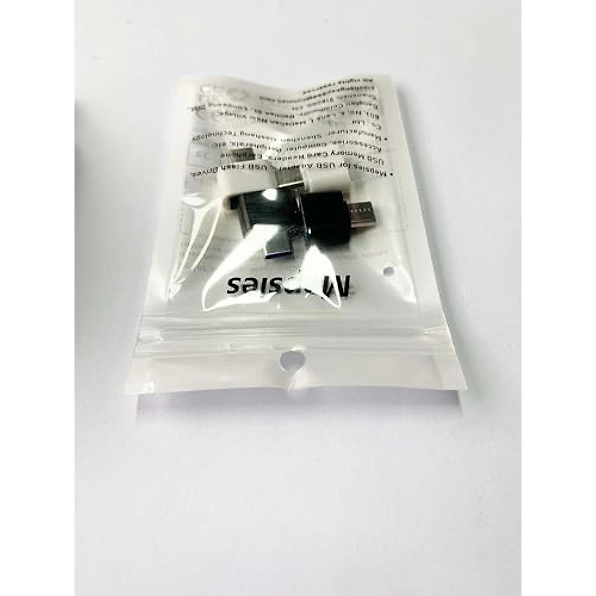 USB C to USB Adapter 4 Pack, USB Female to USB C Male OTG Adapter, USB C Adapter Compatible with MacBook Pro, Samsung Galaxy, Type-C Phones, Laptops, Tablets and More (2 Black and 2 White)