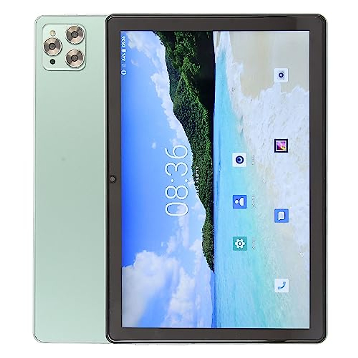 HEEPDD HD Tablet with 2 Card Slots Travel 10.1 FHD Gaming Tablet Octa Core CPU (US Plug)